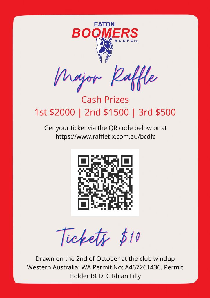 Major Raffle – Eaton Football Club